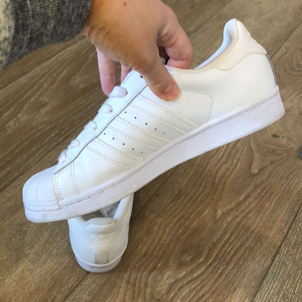 Adidas All White Superstars - Gem